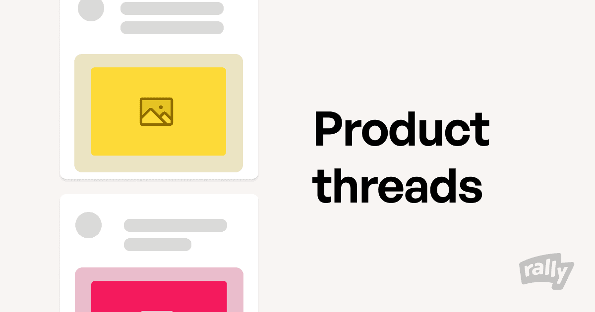 Templates for sharing a product on X (Twitter) and Threads - Rally Blog