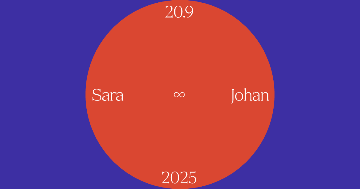 Sara ∞ Johan