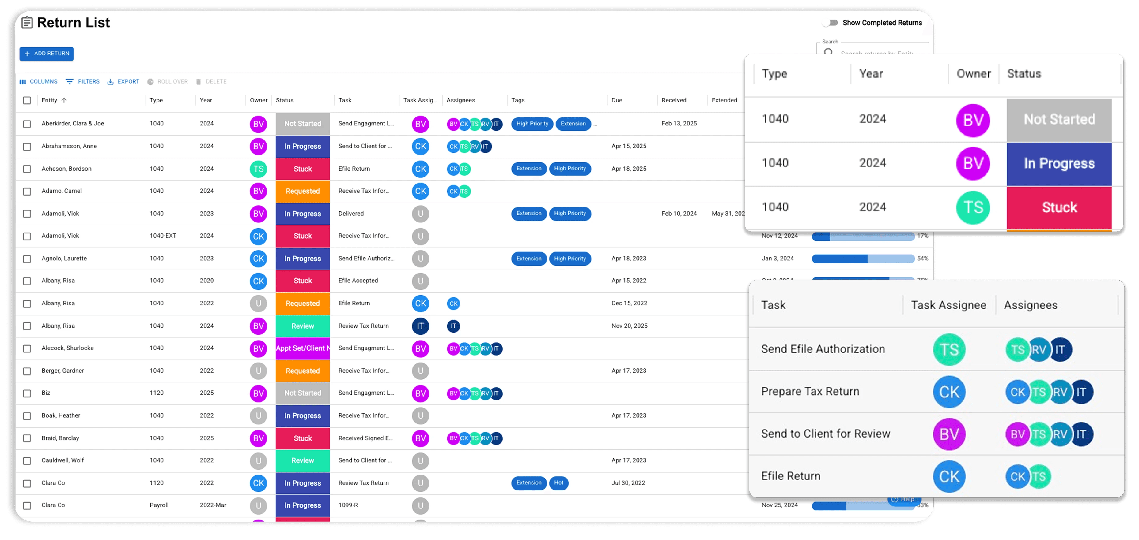 TaxFlow - Tax Workflow Software