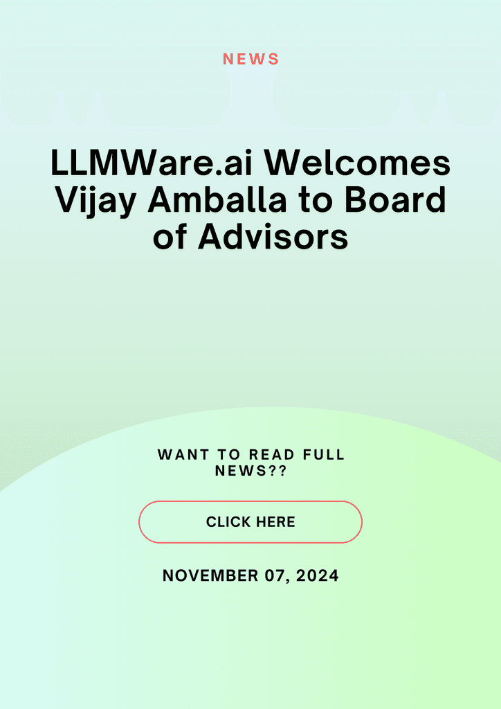 LLMWare - AI for Complex Enterprises