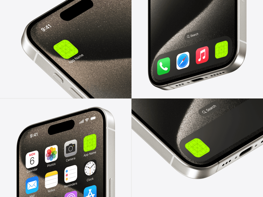 Online iPhone app mockup ⎯ Artboard Studio