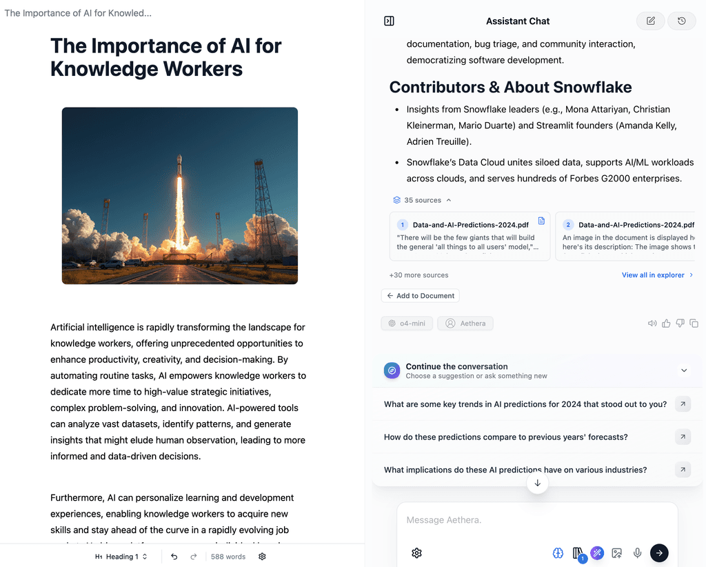 Aethera - Your AI Agent Workspace