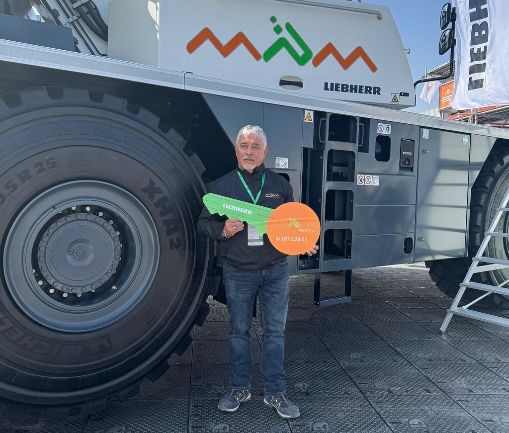 “MPM Rental da un paso adelante al incorporar la nueva grúa Liebher LRT ...