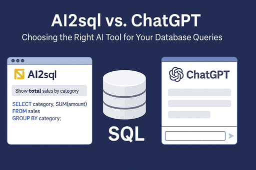 AI2sql vs. ChatGPT for SQL: Choosing the Right AI Tool for Your ...
