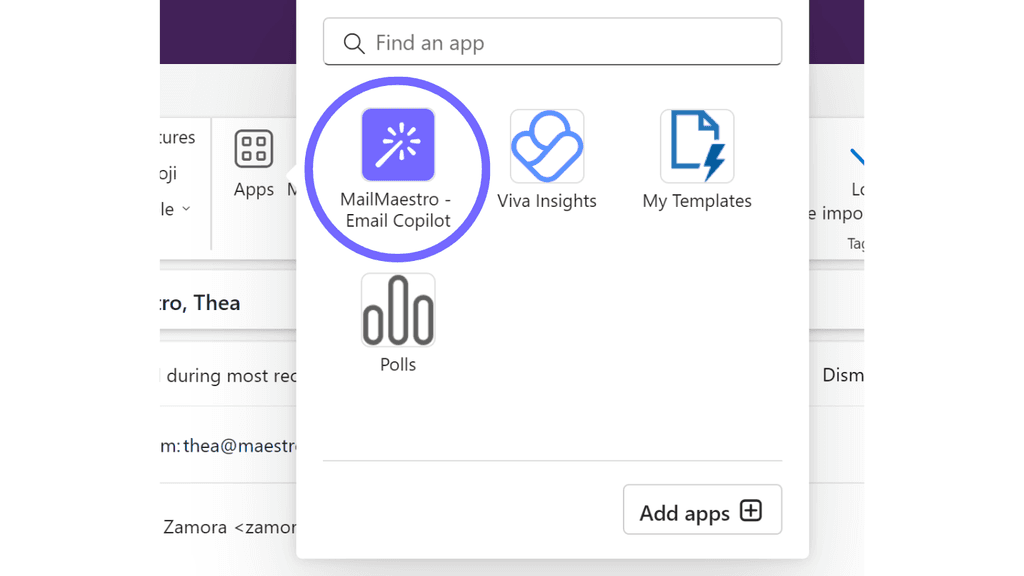 How to locate MailMaestro on Outlook for Windows, Mac and web | MailMaestro