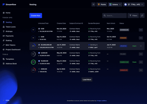 Token Vesting on Solana | Secure & Customizable with Streamflow