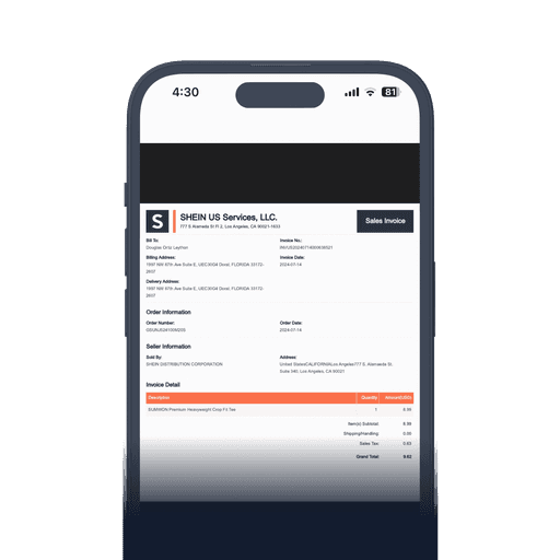 How to Download My Invoice on Shein? 📜📲 - Upper · Ecuador