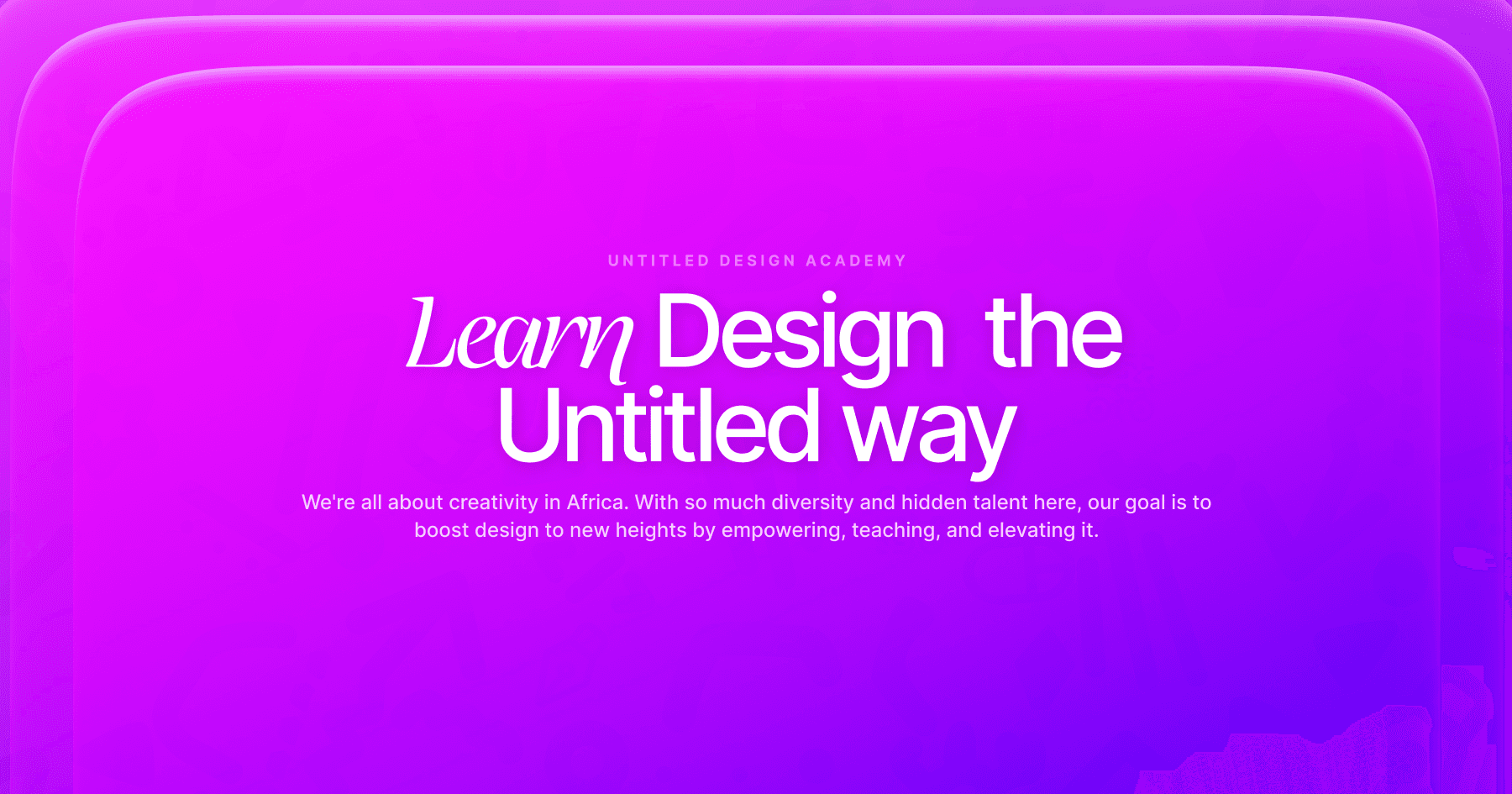 UD - Untittled Designer Community