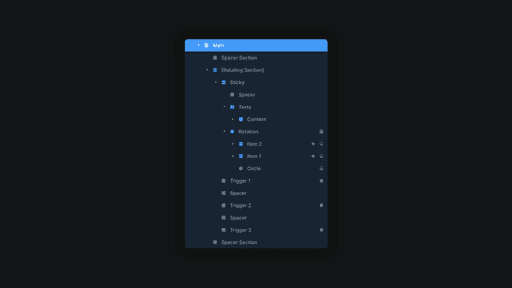 Rotating Section Scroll Animation in Framer — Framer Resource