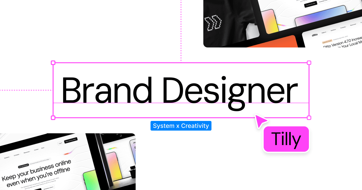 it's Tilly - Brand Designer