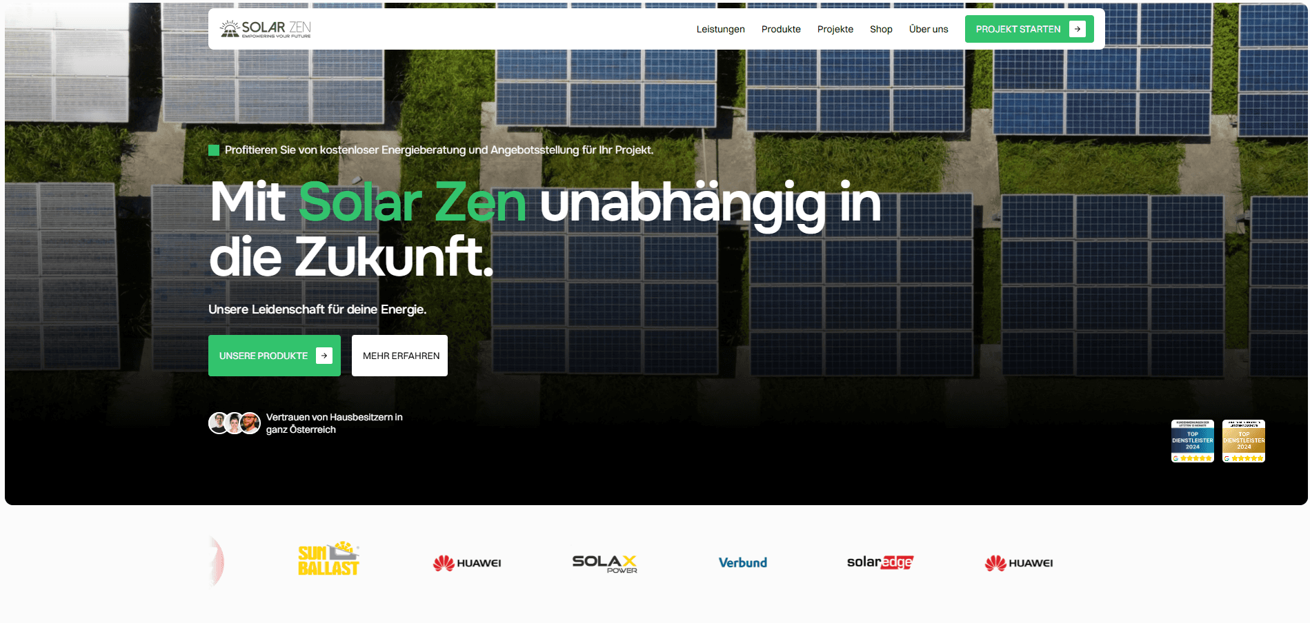 Solarzen – Photovoltaik & maßgeschneiderte Solarlösungen