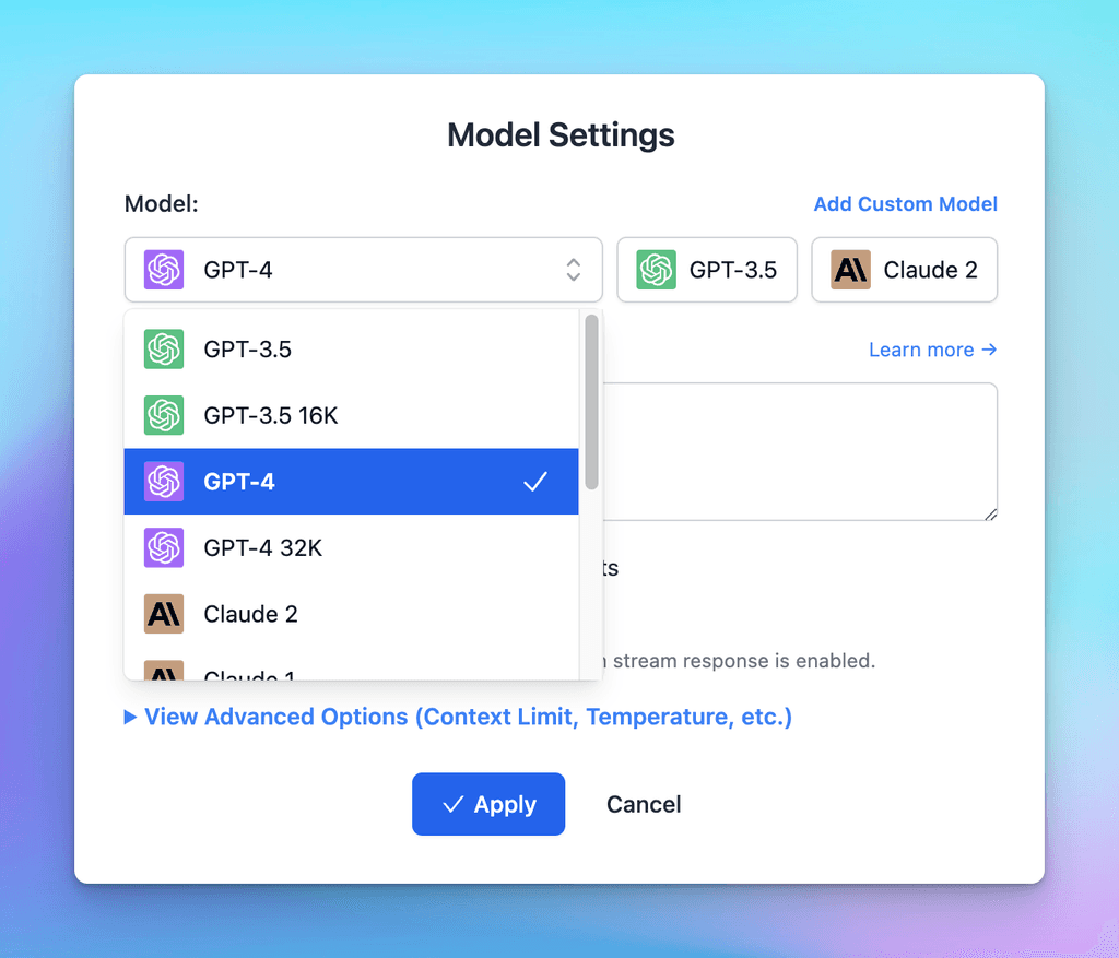 Typing Mind Custom - Private & Secure ChatGPT for teams