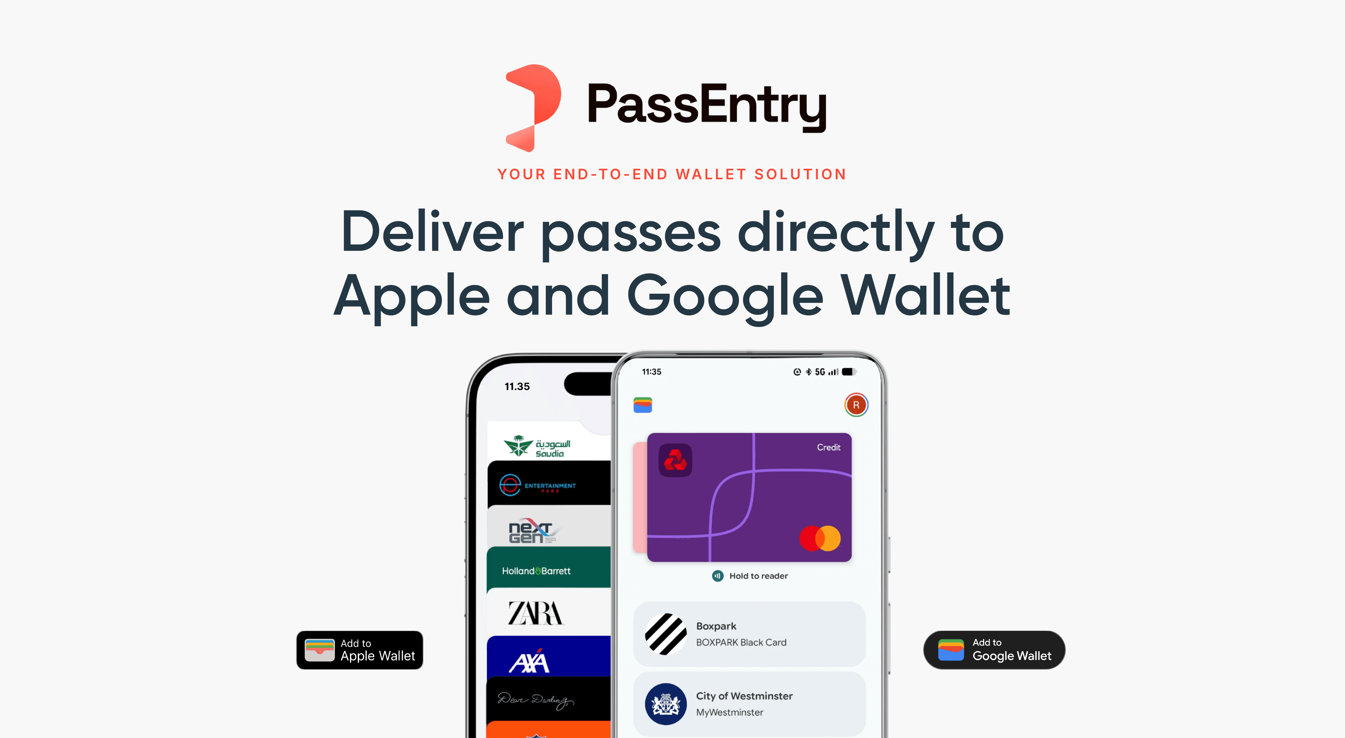 Digital Wallet Passes for Apple & Google | PassEntry