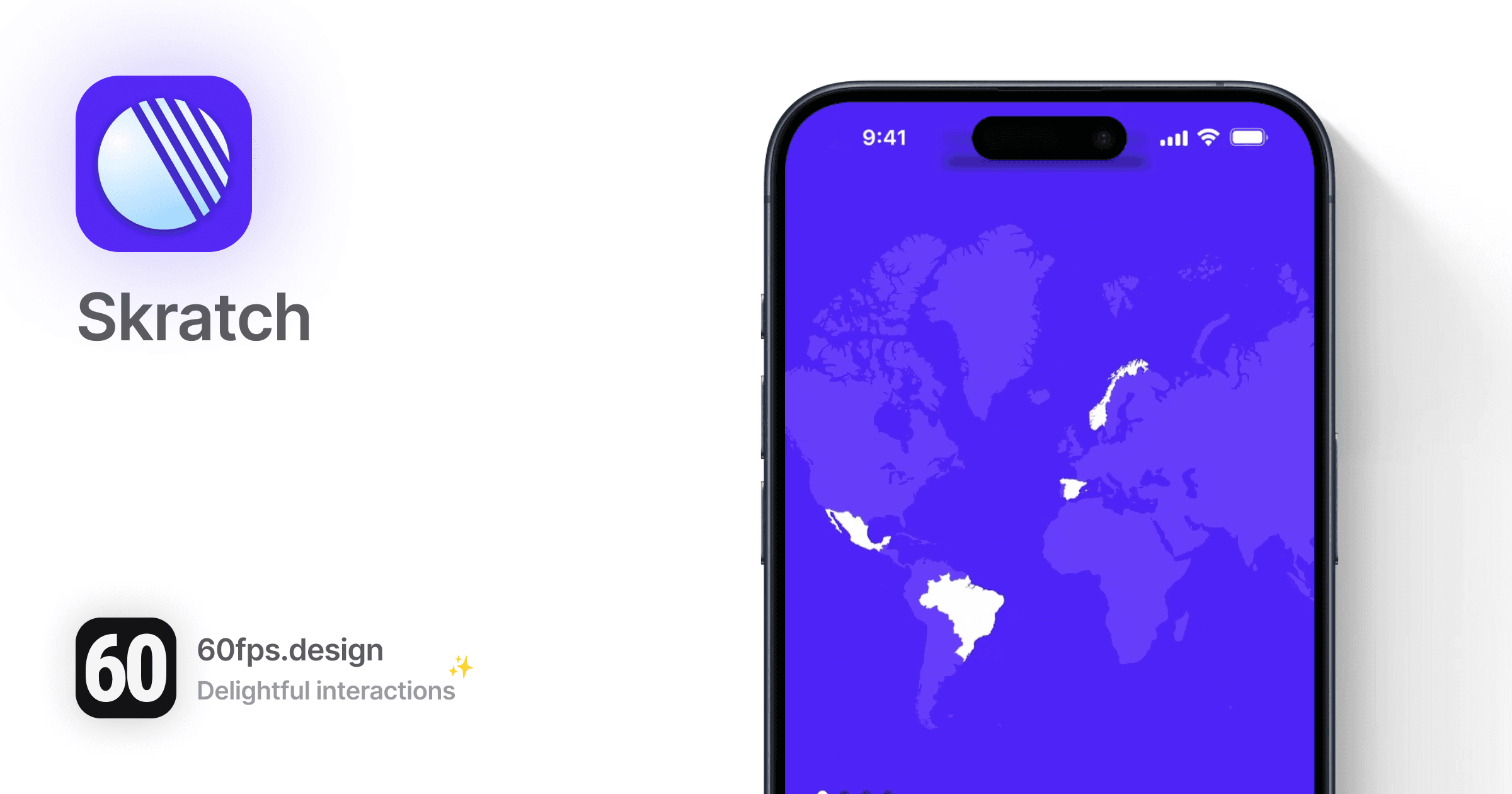 Skratch iOS App UI/UX animation