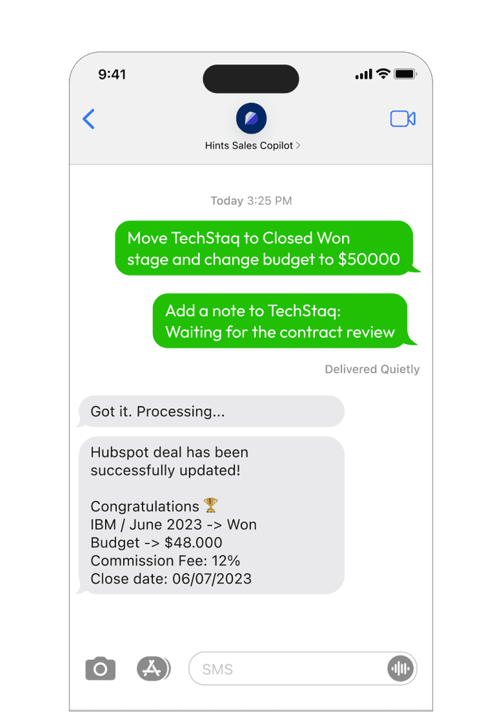 Hints Sales AI Assistant | Hints AI
