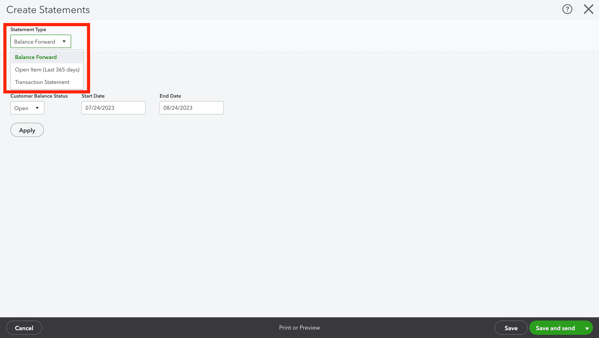 Which 3 Types of Customer Statements Can QuickBooks Online Generate ...