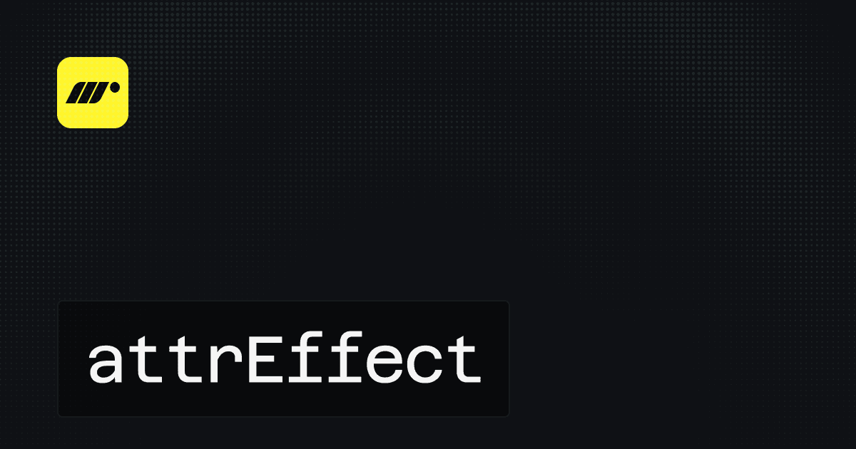 attrEffect — Output motion values to element attrs | Motion