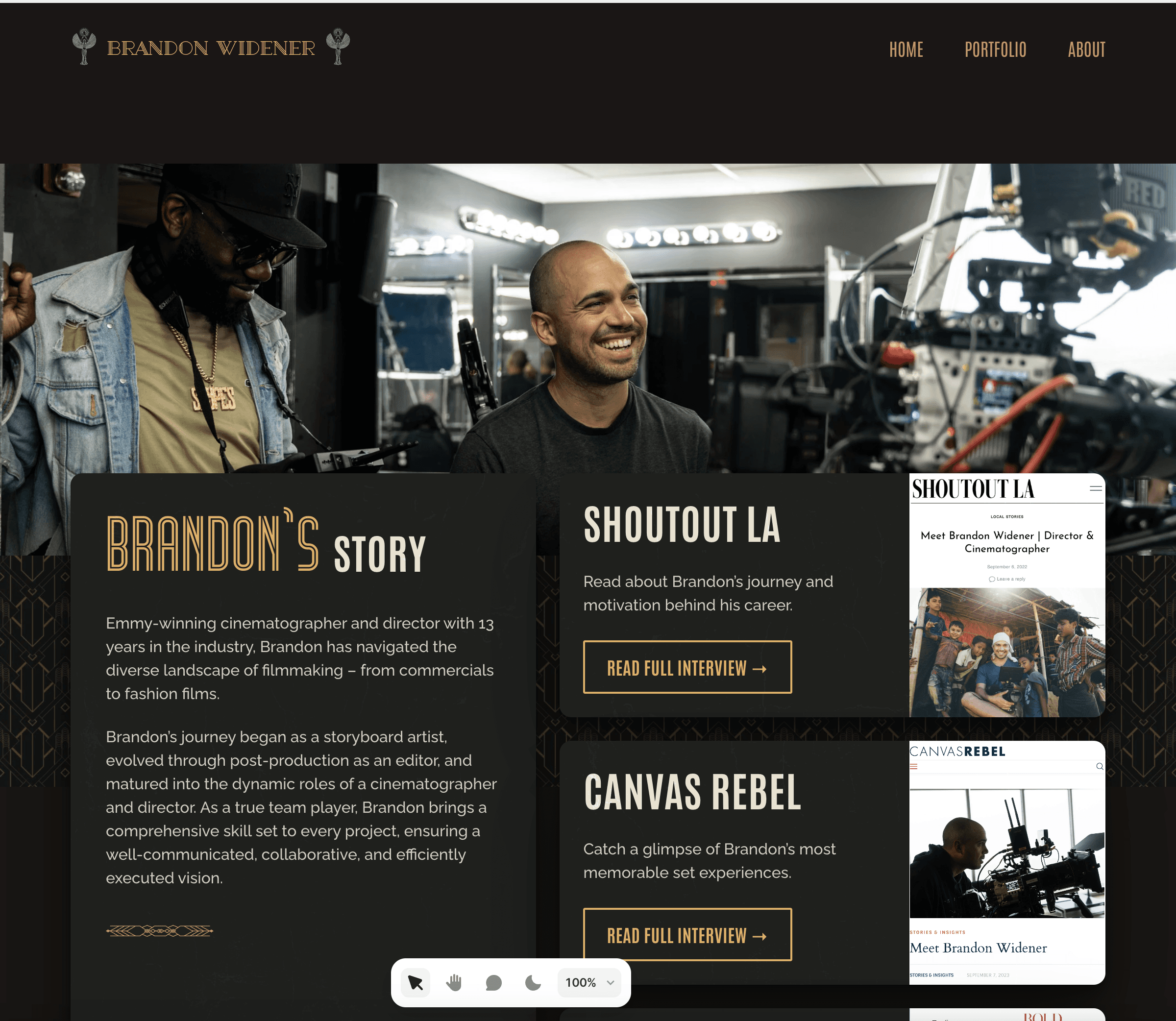 About Brandon Cole Widener