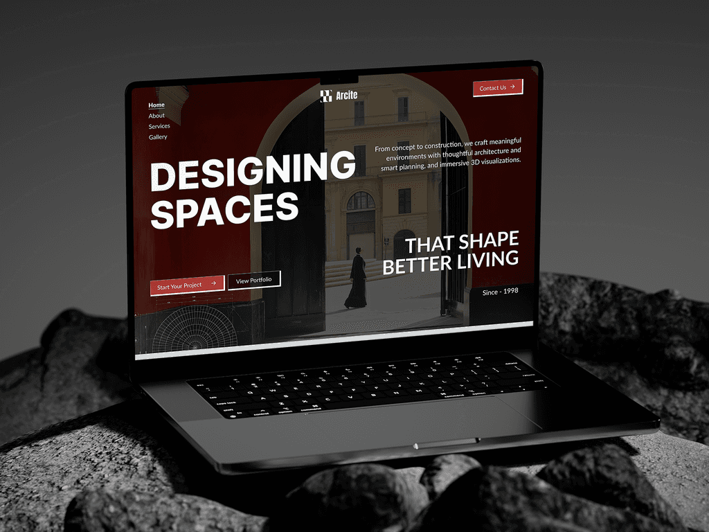 Arcite - Architect Studio Figma Template - Grooic