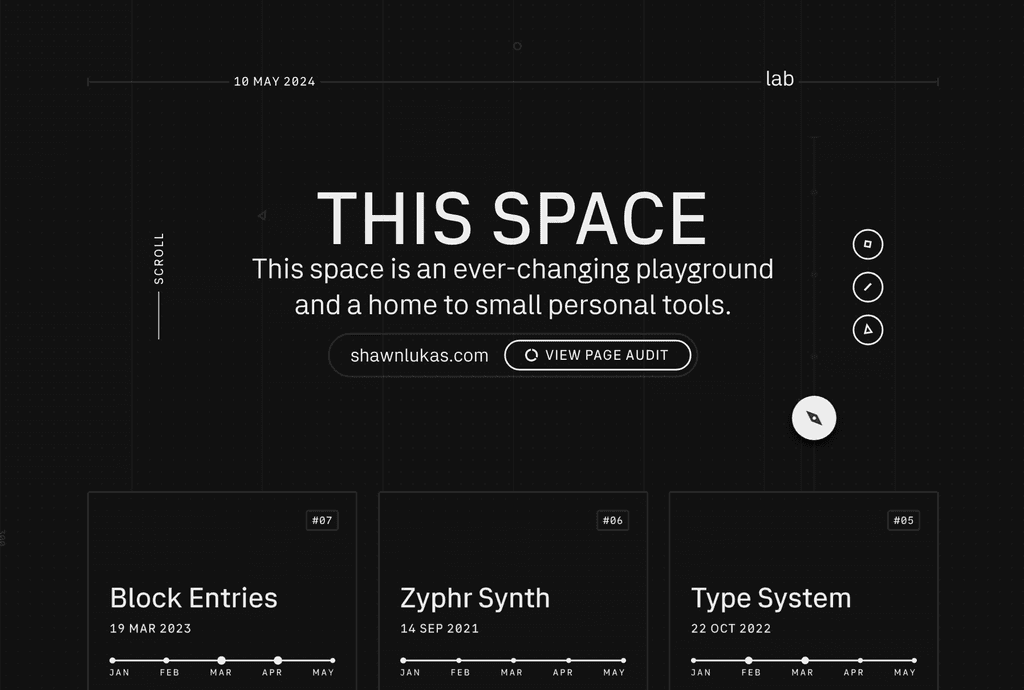 Dark Themed Web Design Inspiration