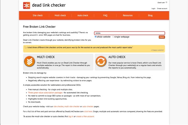 Dead Link Checker - Toolfolio.io