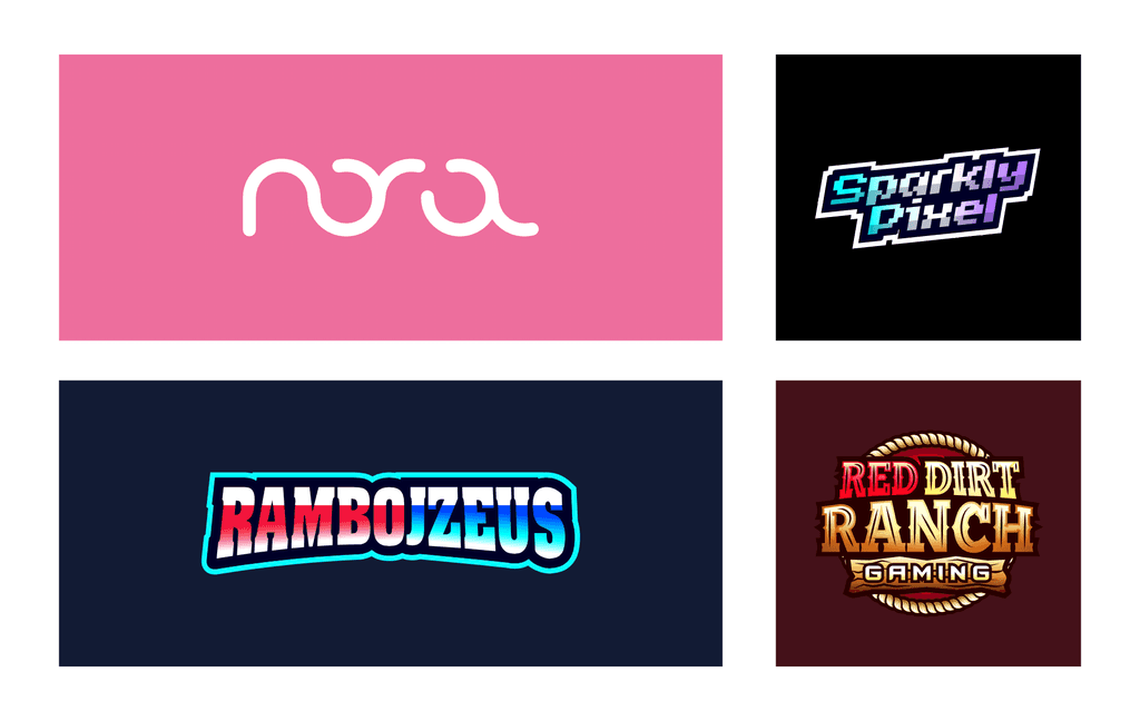 Custom Streamer Logo Design - Mascots - Minimal - Twitch Graphics