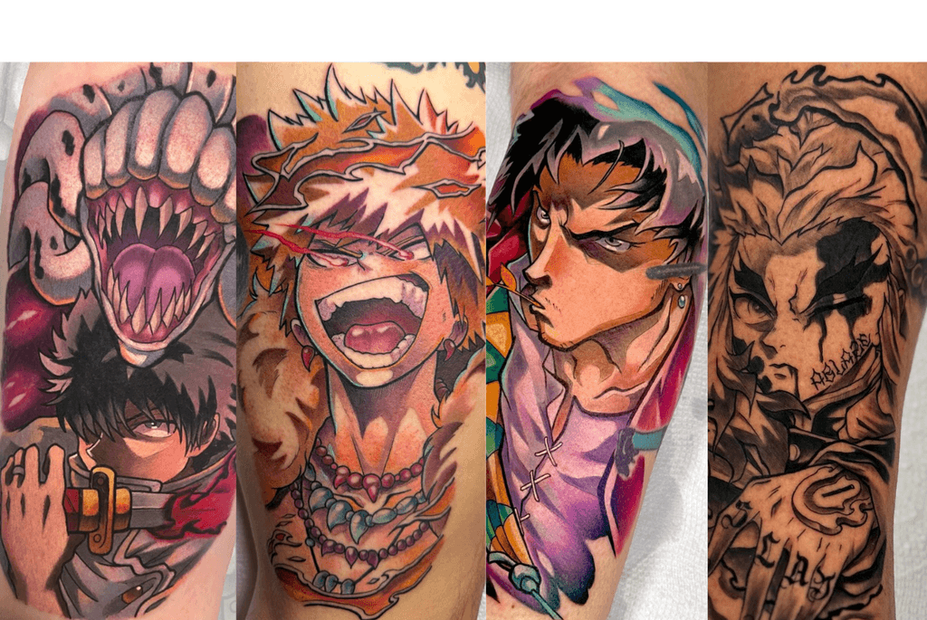The Best Anime Tattoo Artists