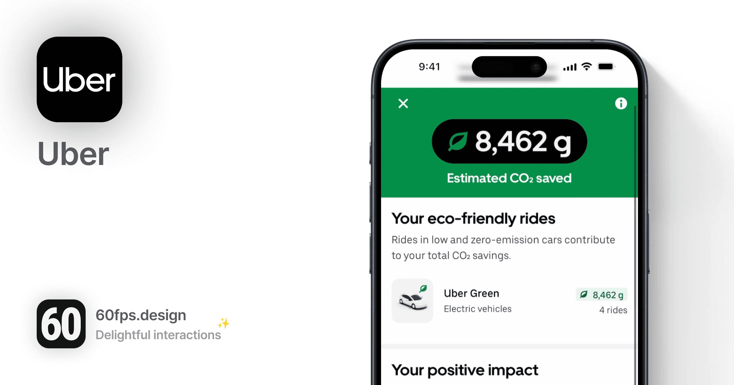 Uber iOS App UI/UX animation