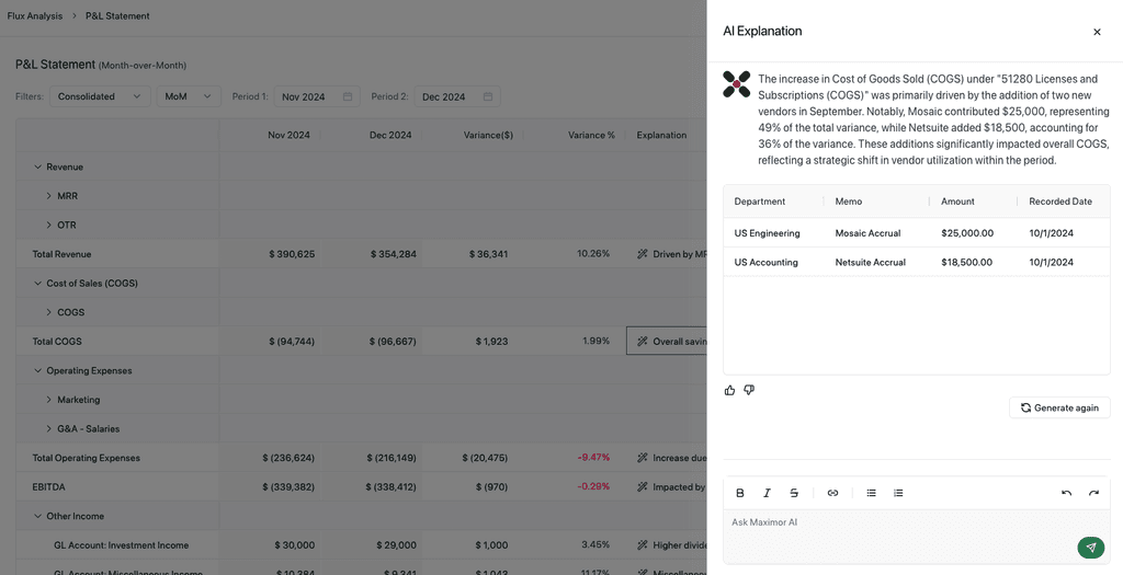 Maximor : AI Automation Platform for Accounting & Finance Ops