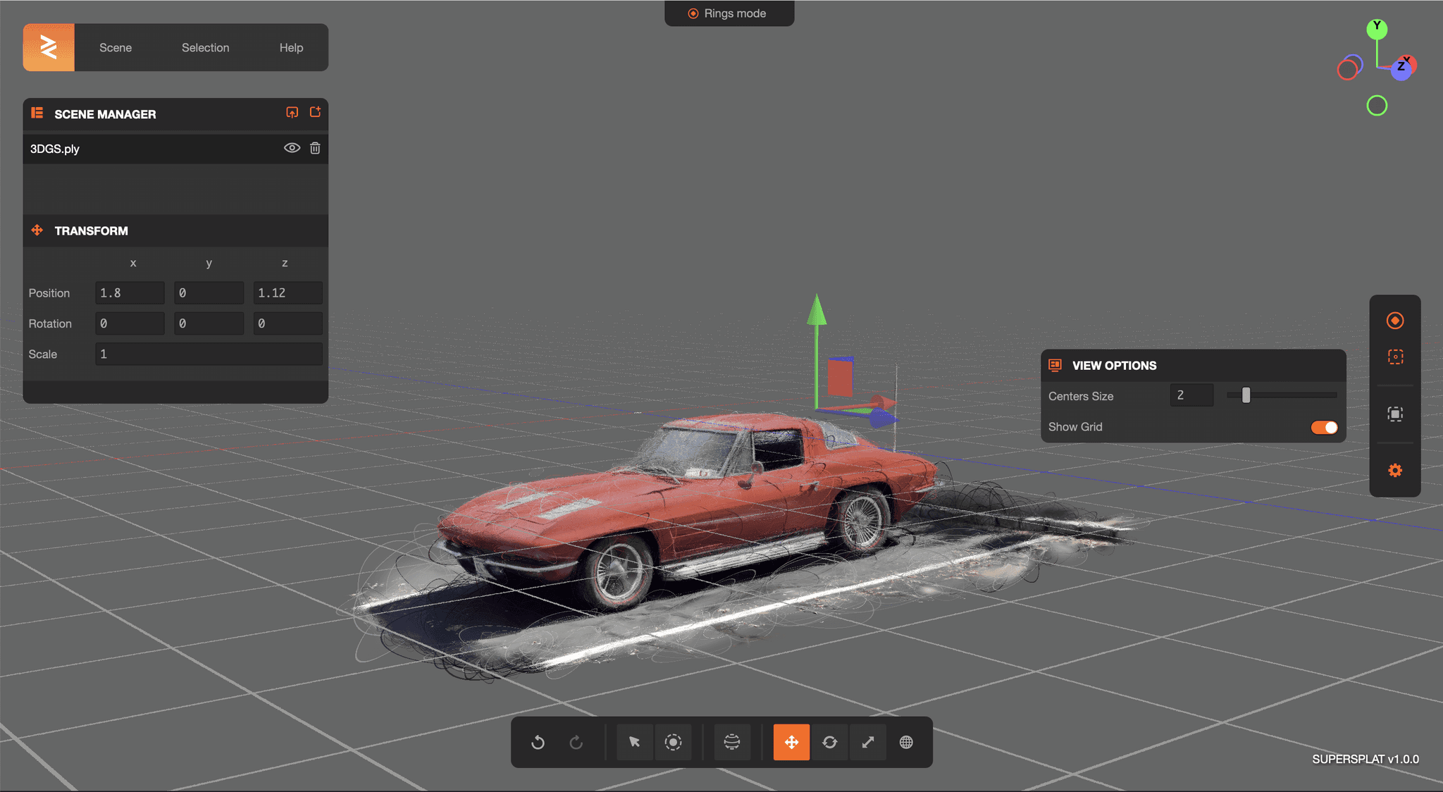 SuperSplat 1.0 Released - Radiance Fields