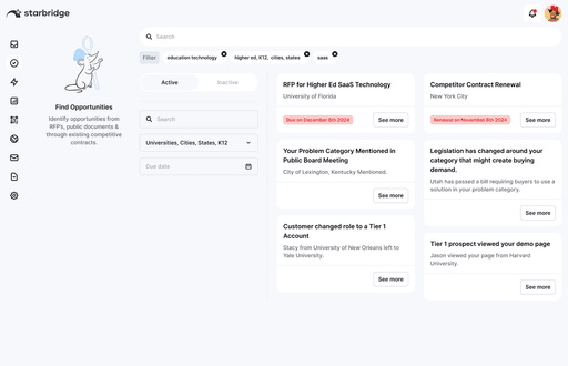 Take The Hassle Out Of RFP's in Gov & EDU -Starbridge.ai
