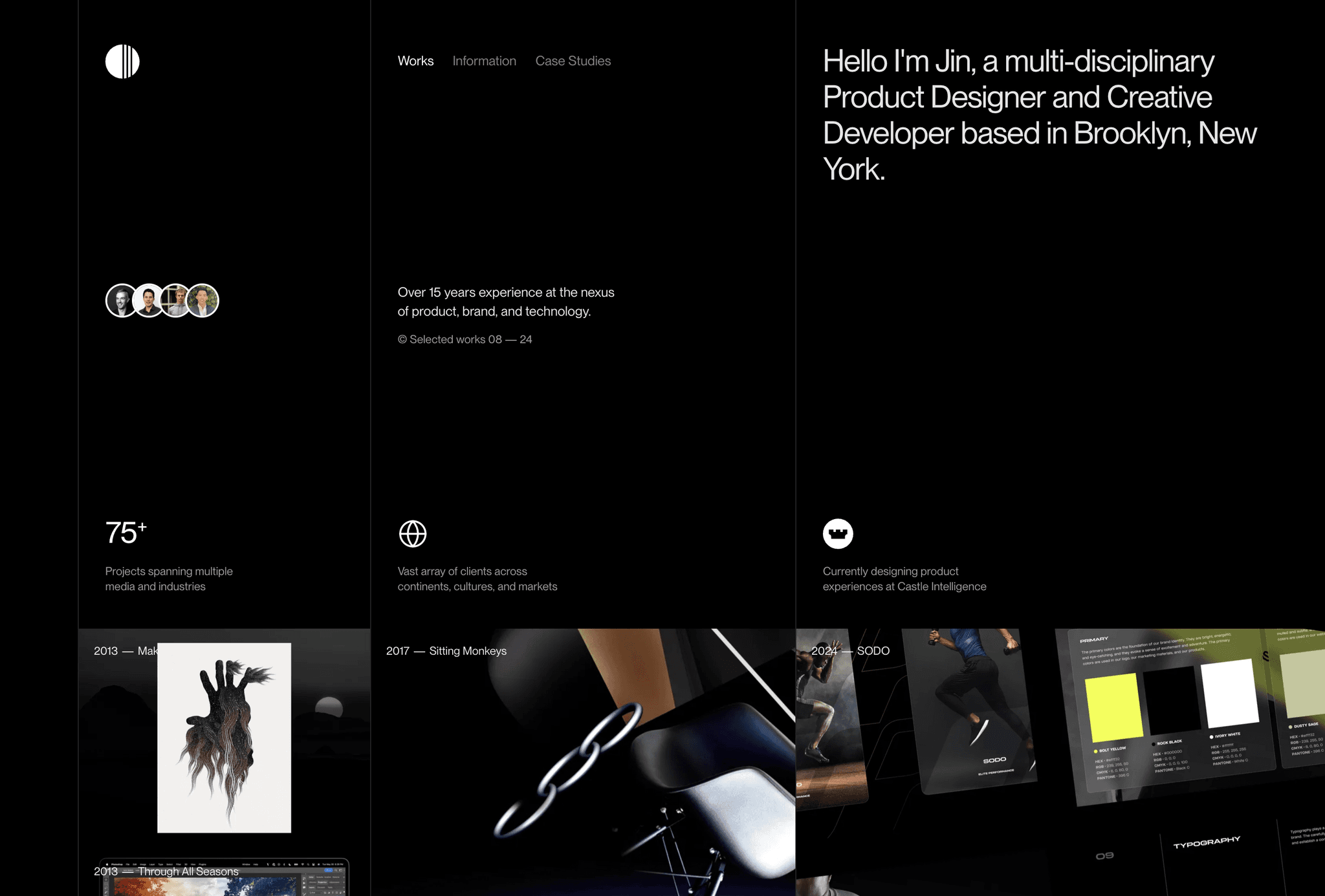 Dark Themed Web Design Inspiration