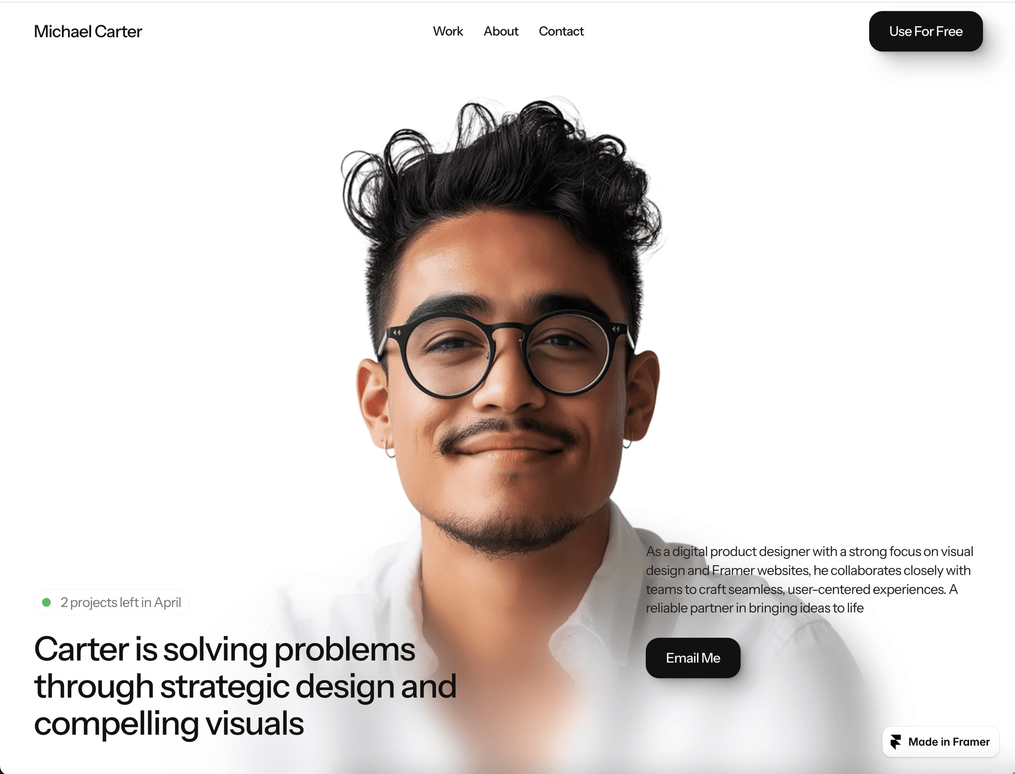 20 unique personal website examples to inspire you — Framer Blog