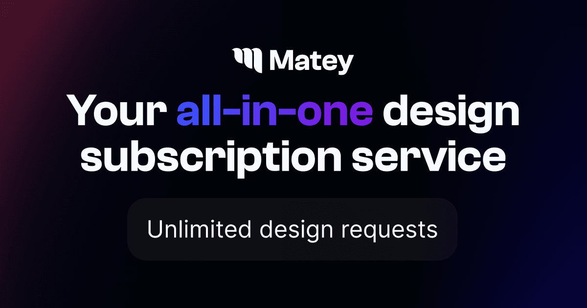 Matey — All-in-one design subscription