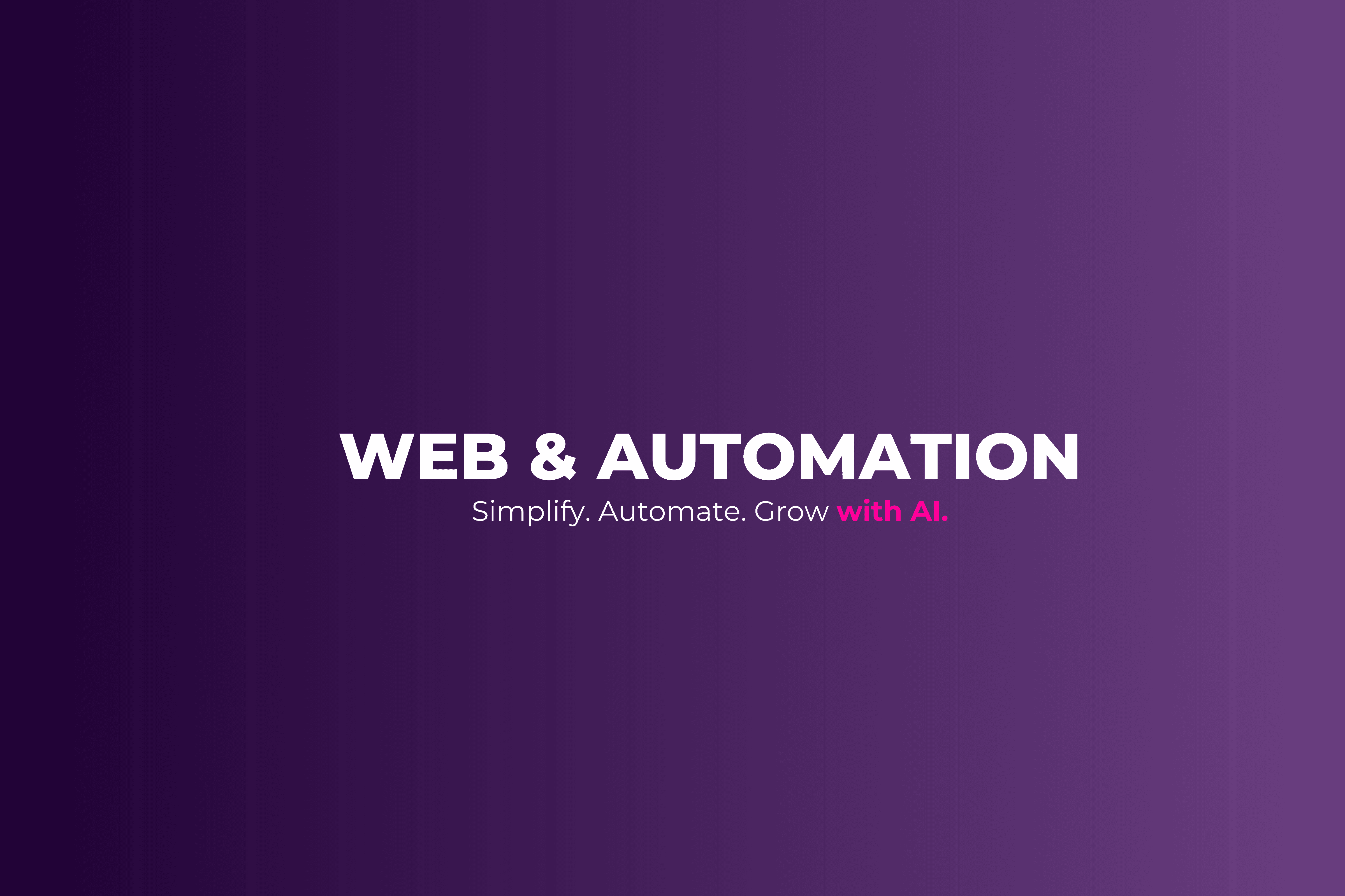 Web and Automation | Website Development, CRM & AI Integration Services