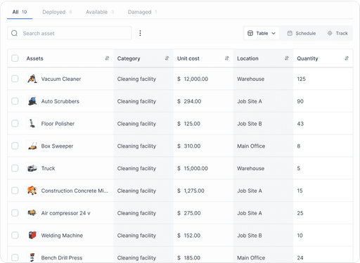 Facility Management Asset Tracking - MapTrack #1 Asset Management Software