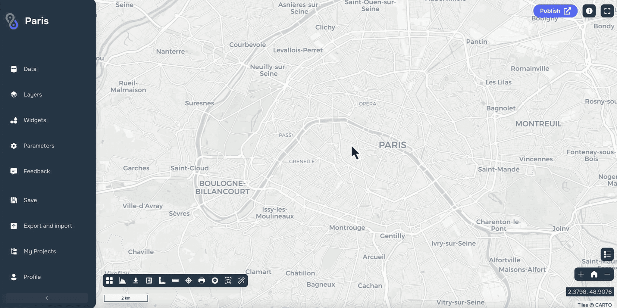 GISCARTA – GIS Platform, mapping software for Pros and Beginners