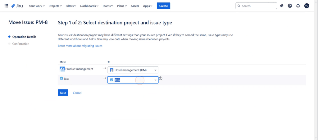 How to Change Issue Type in Jira – Quick & Easy Steps - 1 minute video ...