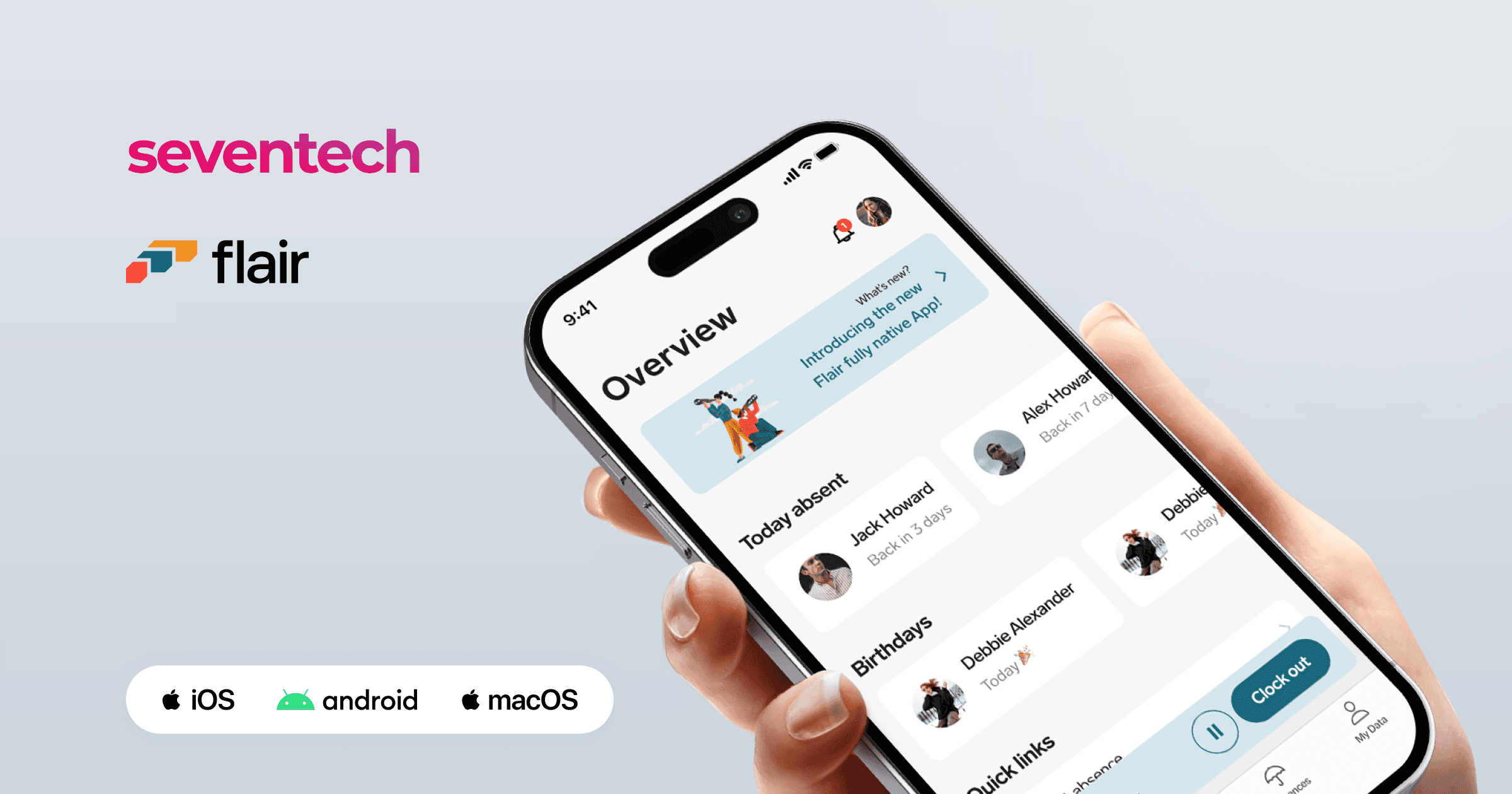 Employee HUB native mobile app