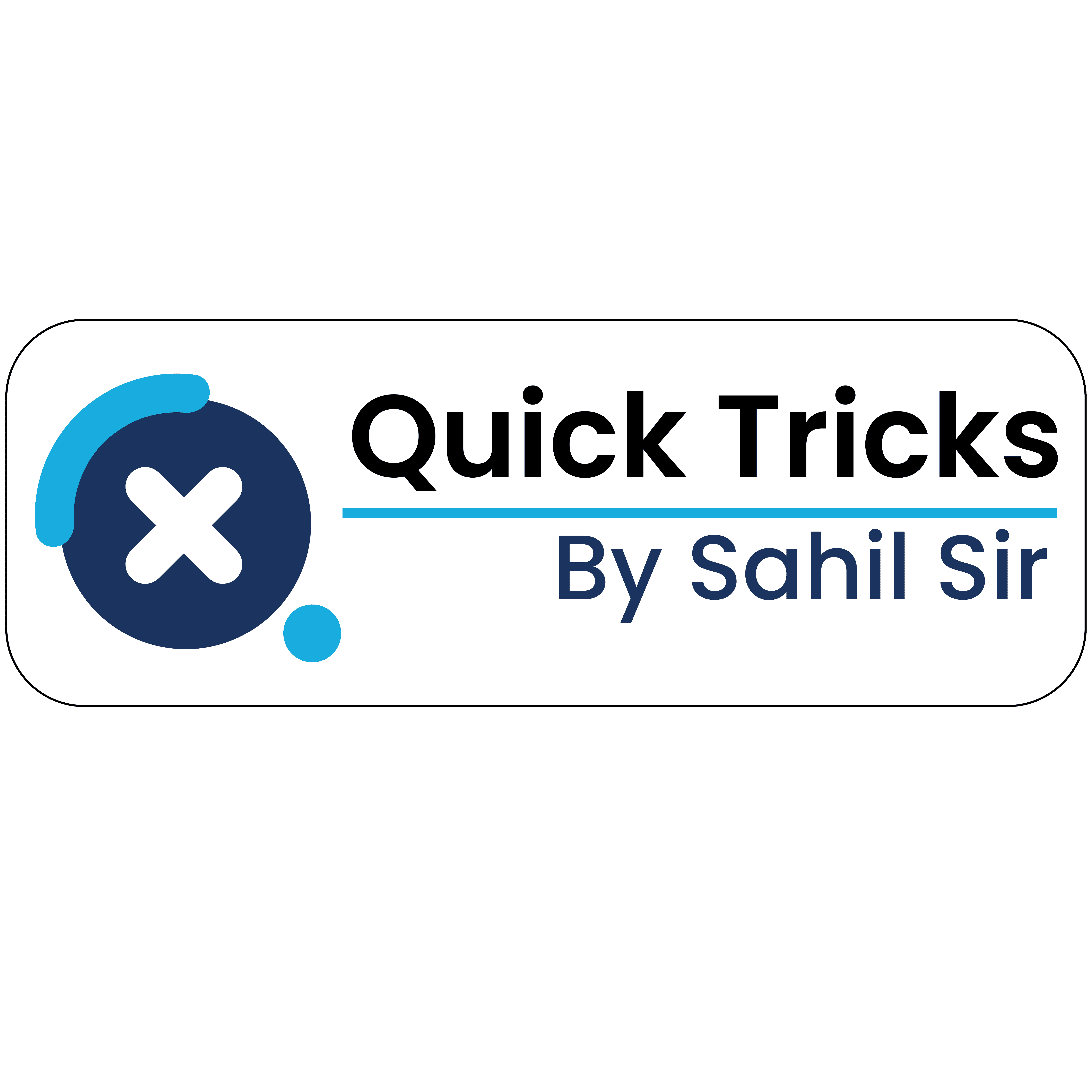 Quick Tricks By Sahil Sir