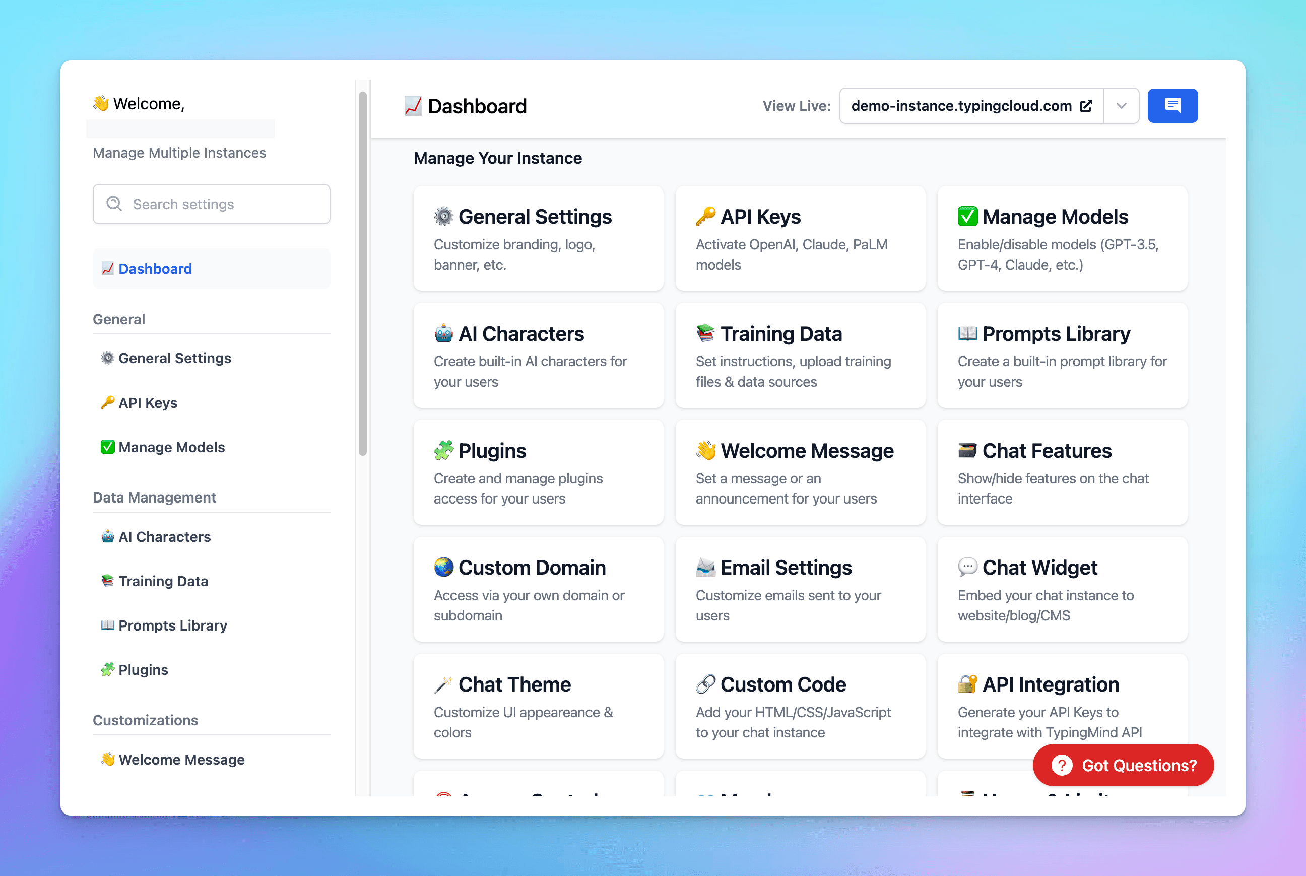 Get Started on Typing Mind Custom (Cloud-host) - Typing Mind Custom - Private & Secure ChatGPT ...