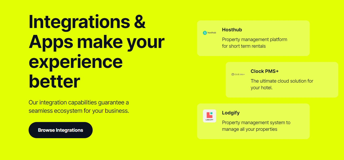 HolidayHero - Integrations