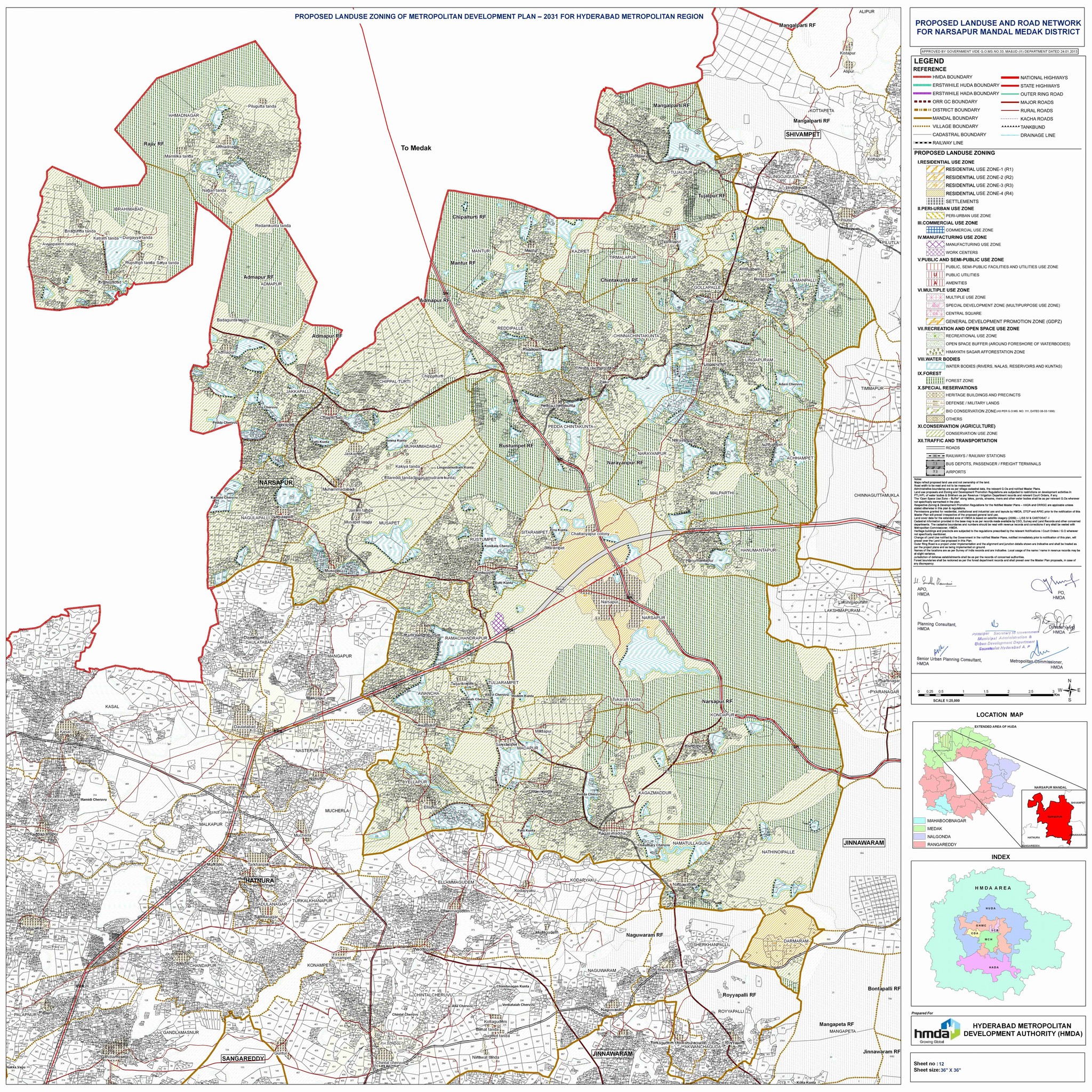 VMRDA 2041 & HMDA 2031 Master Plans | RRR Alignment Map - Charan Group