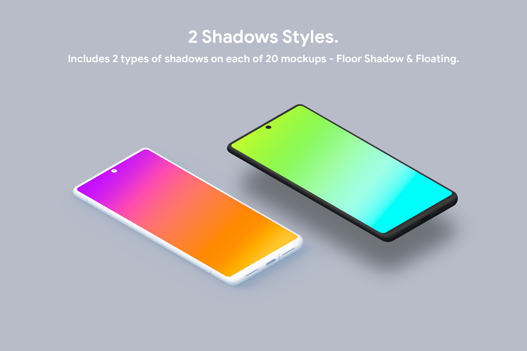 Google Pixel 6 Pro - 20 Clay Mockups Scenes | Asylab