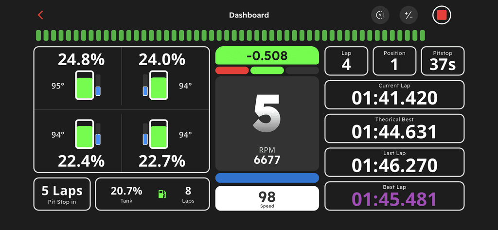 Racing View - Telemetry & Dashboard App for Forza Motorsport