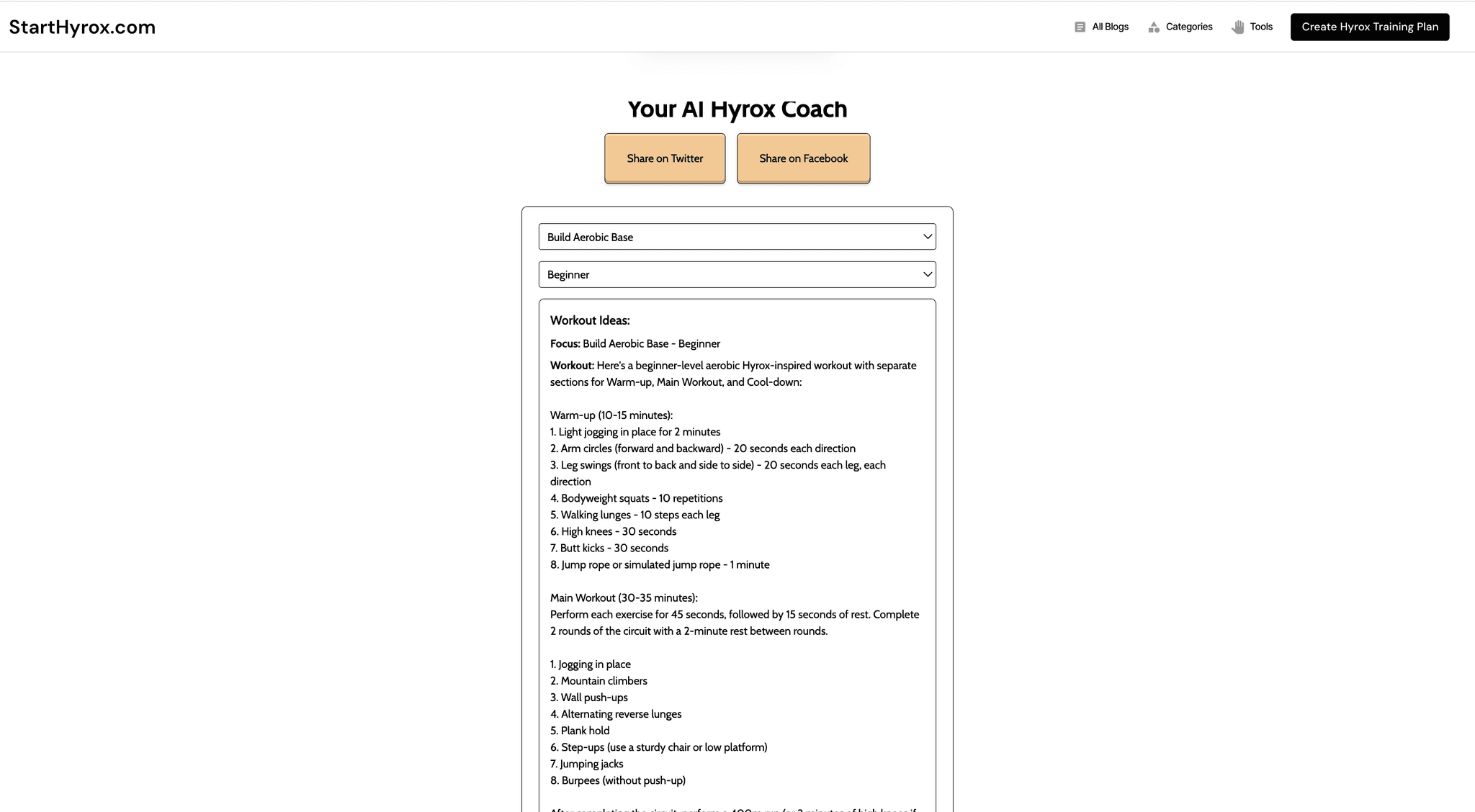 StartHyrox.com - 5 Hyrox Workouts For Beginners: With Examples And A ...