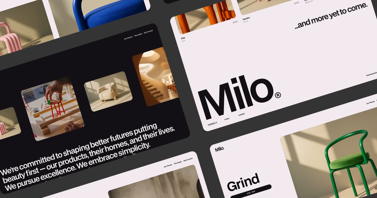 Milo - Framer Template - By GustaveFlowbert