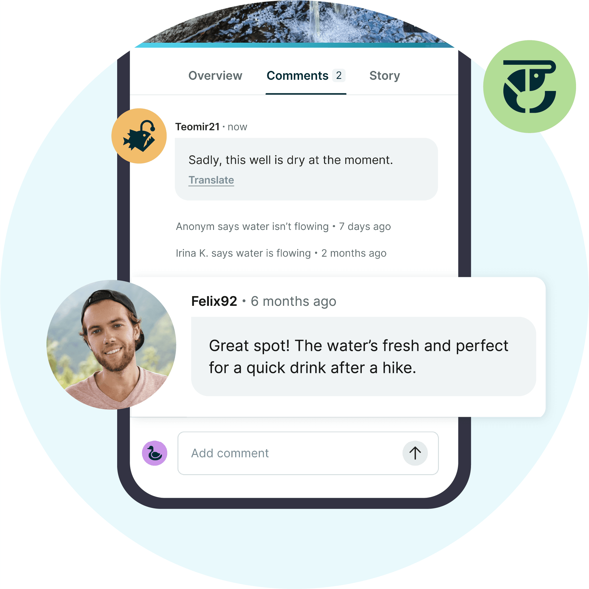 droply – find drinking water sources worldwide | water access made easy