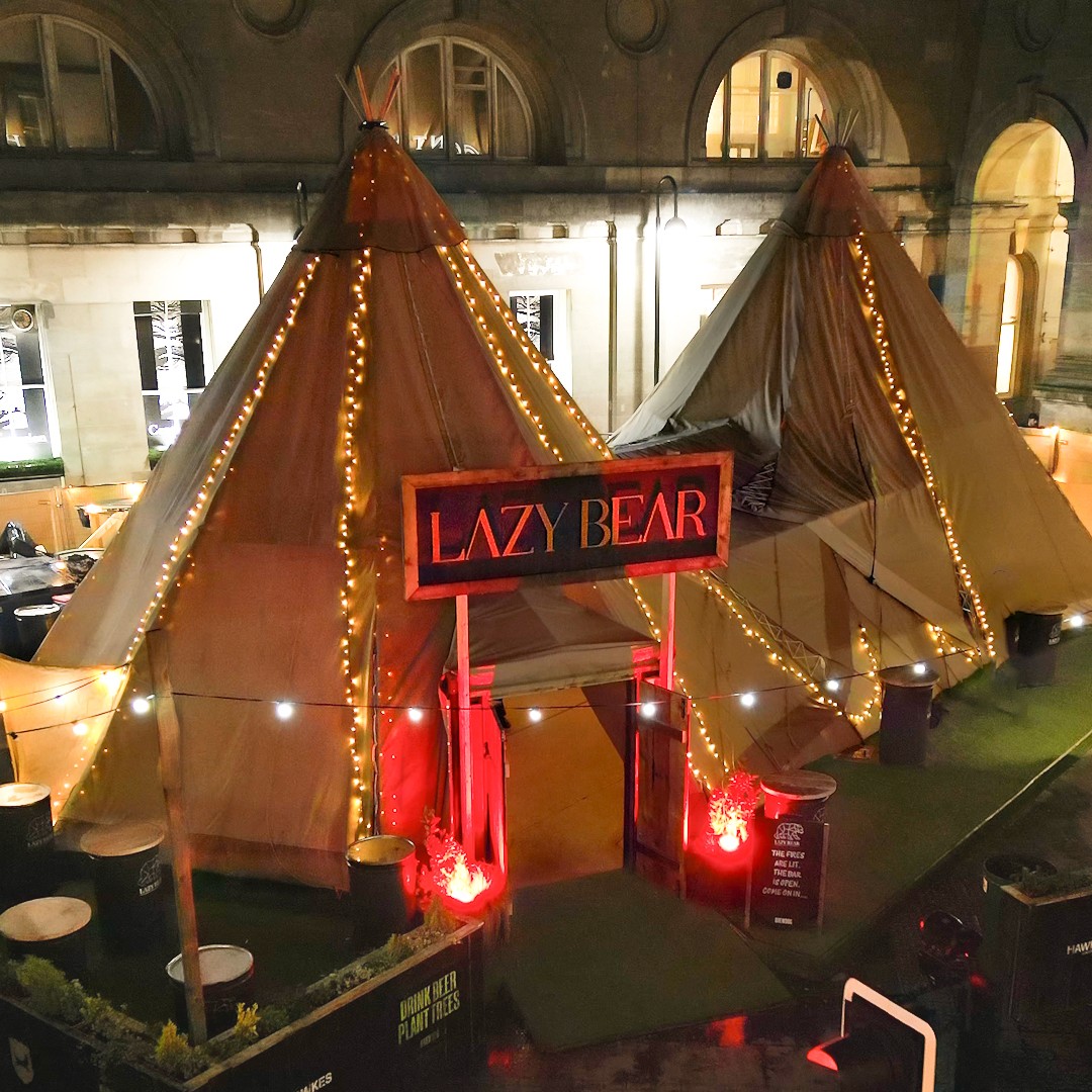 Lazy Bear Tipi Bar - Newcastle's Christmas Markets & Events | NE1