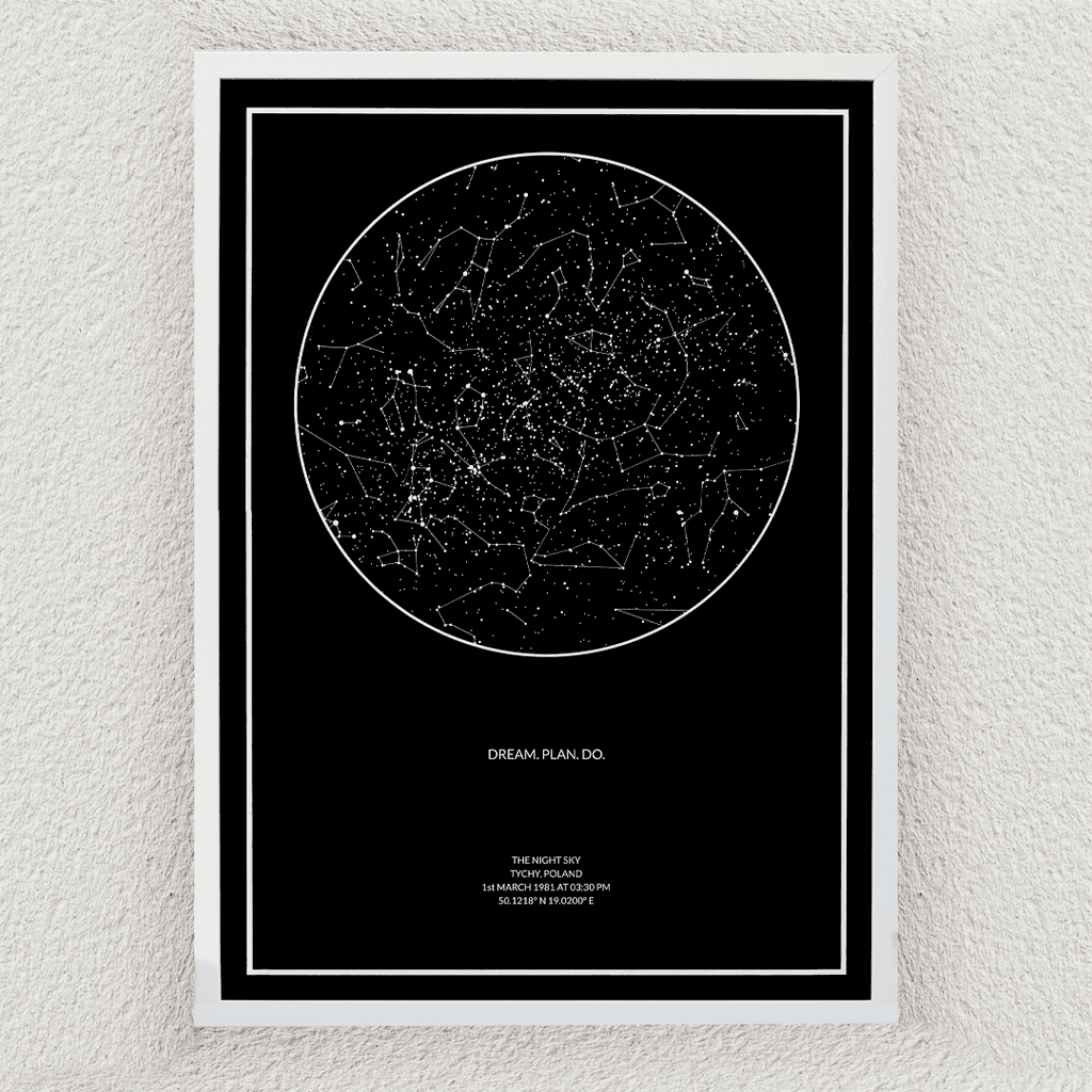 Night Sky Museum Grade Prints - The Night Sky - Custom Star Map